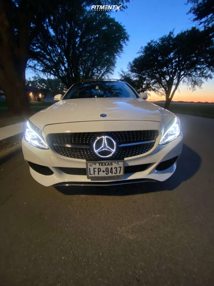 2016 Mercedes-Benz C300 Base with 19x8.5 Mandrus 23 and Yokohama 225x40 ...