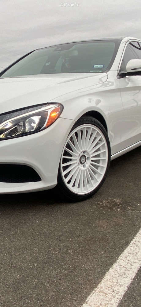 2016 Mercedes-Benz C300 Base with 19x8.5 Mandrus 23 and Yokohama 225x40 ...