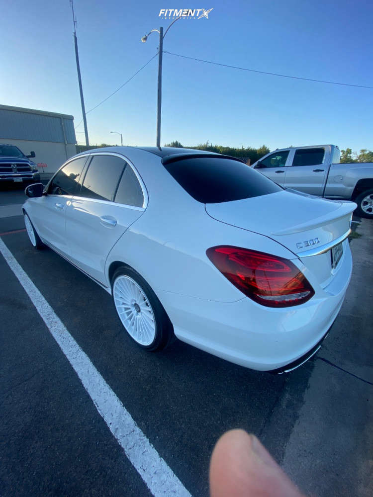 2016 Mercedes-Benz C300 Base with 19x8.5 Mandrus 23 and Yokohama 225x40 ...