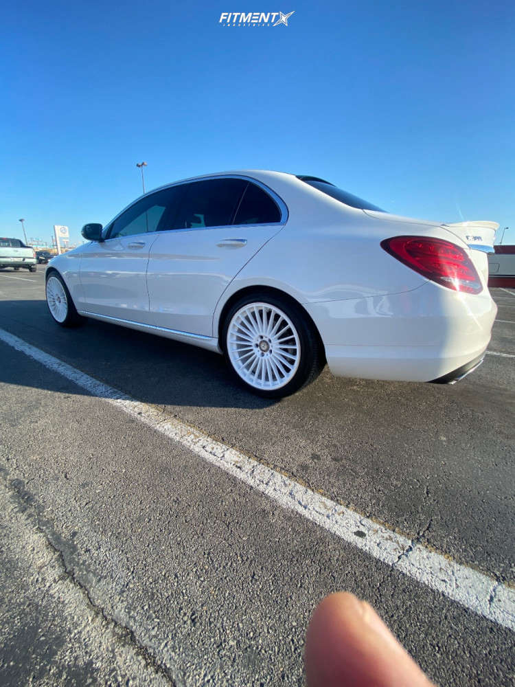 2016 Mercedes-Benz C300 Base with 19x8.5 Mandrus 23 and Yokohama 225x40 ...