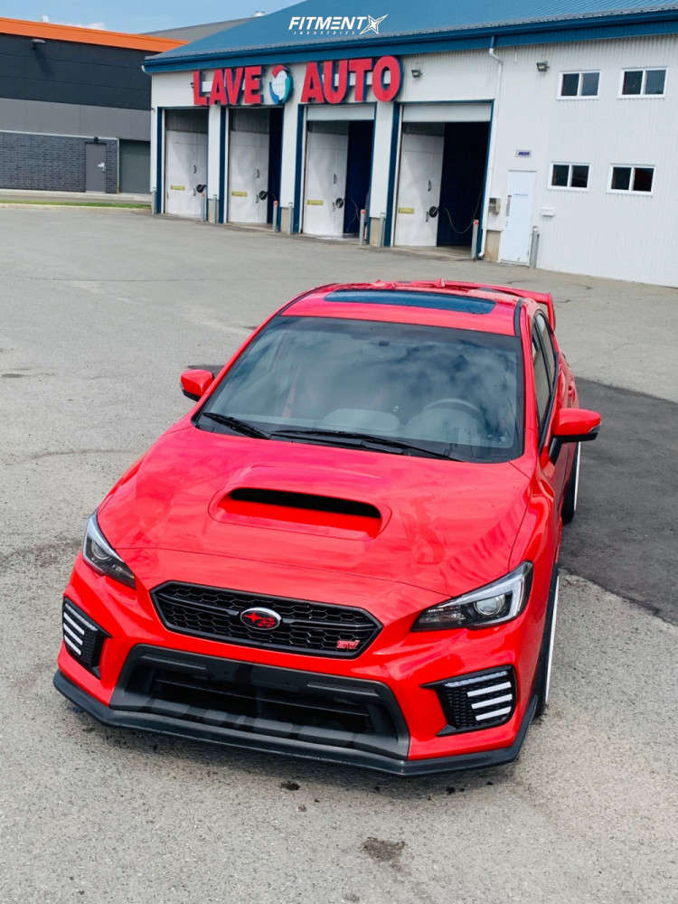 2020 Subaru WRX STI Sport with 18x9.5 JNC JNC014 and Firestone 255x35 ...
