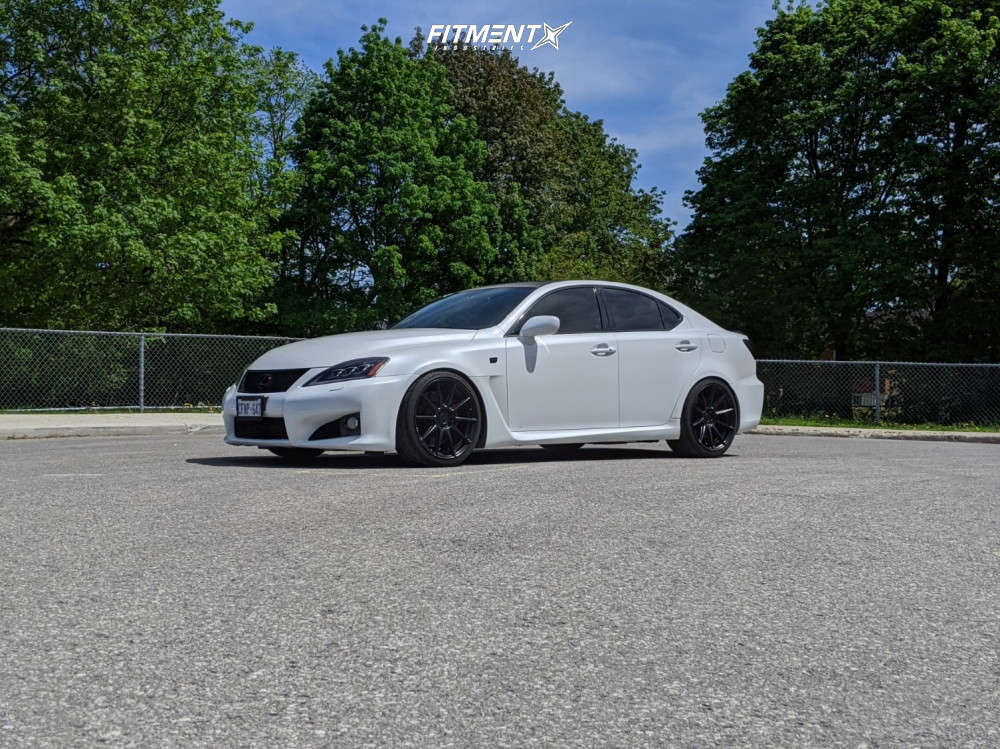 2008 Lexus IS F 4dr Sedan (5.0L 8cyl 8A) with 19x8.5 Niche Essen and ...
