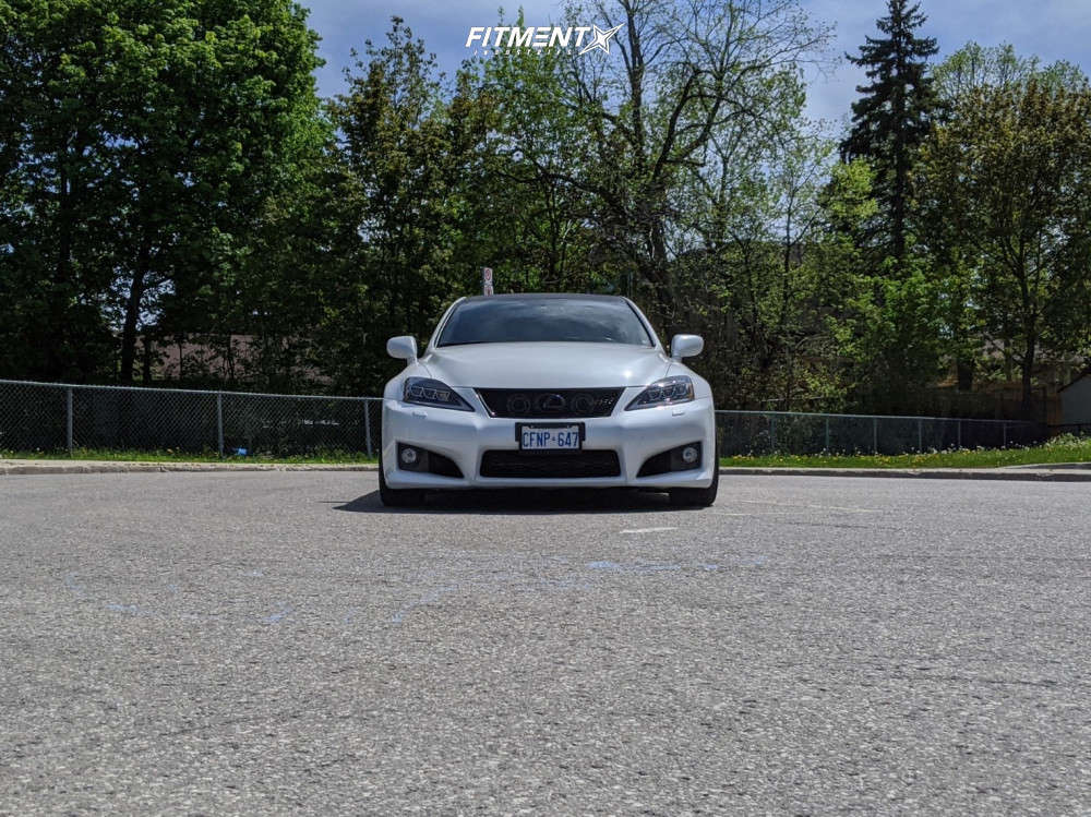 2008 Lexus IS F 4dr Sedan (5.0L 8cyl 8A) with 19x8.5 Niche Essen and ...