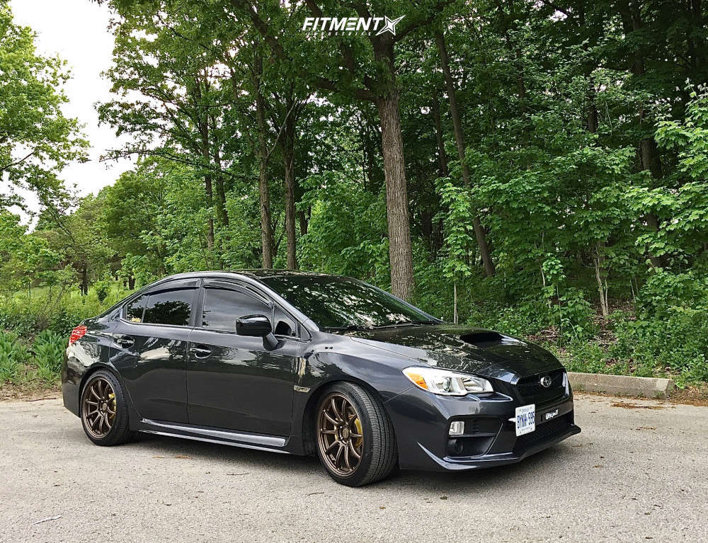 2017 Subaru WRX Base with 18x8.5 Superspeed Rf03rr and Goodyear 235x40 ...
