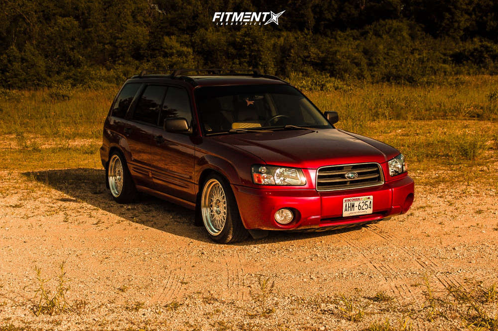 2005 Subaru Forester XS with 18x9.5 Aodhan Ah05 and Vercelli 235x45 on ...