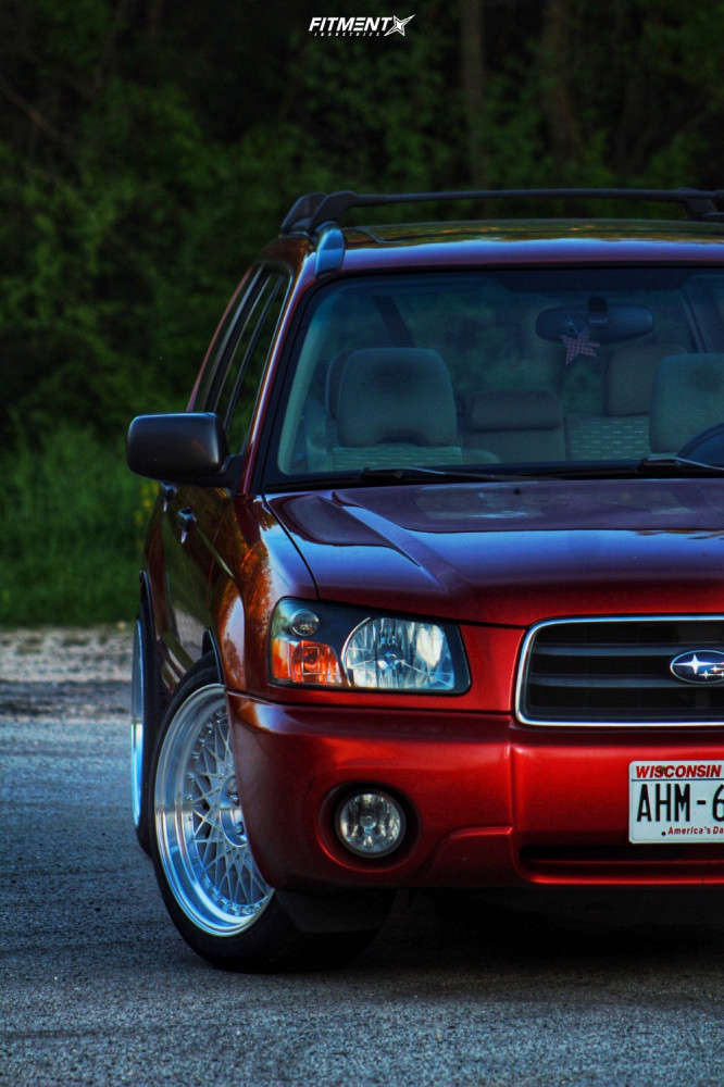 2005 Subaru Forester XS with 18x9.5 Aodhan Ah05 and Vercelli 235x45 on ...