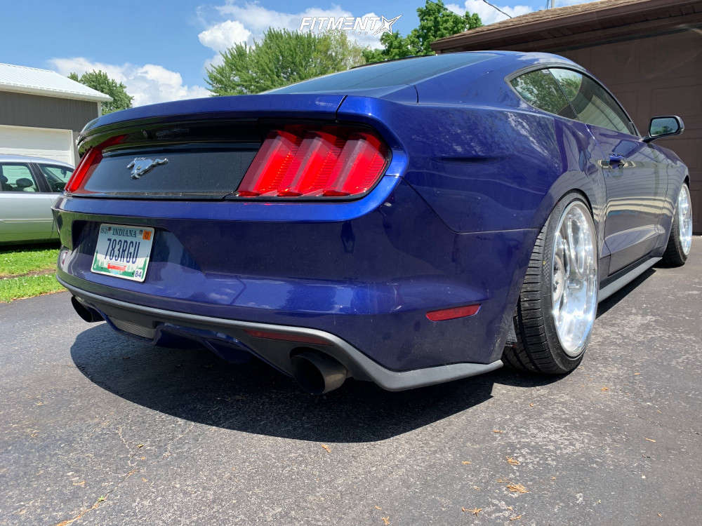2015 Ford Mustang EcoBoost Premium with 19x10.5 SSR Vienna Shalk and ...