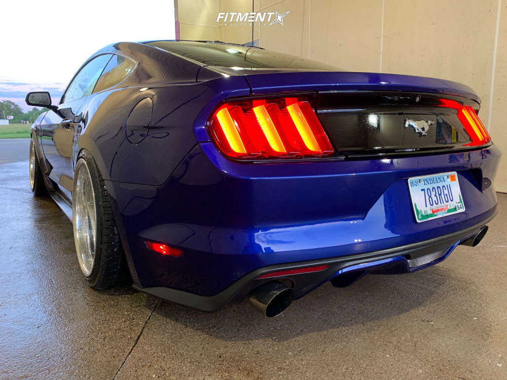 2015 Ford Mustang EcoBoost Premium with 19x10.5 SSR Vienna Shalk and ...