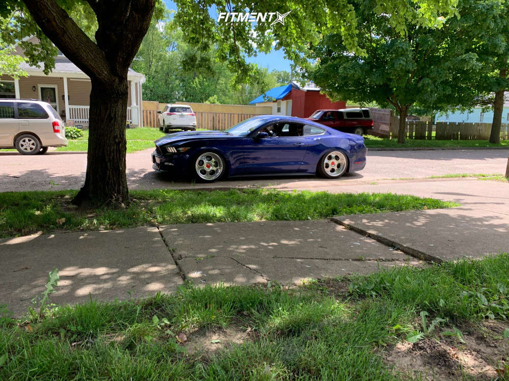 2015 Ford Mustang EcoBoost Premium with 19x10.5 SSR Vienna Shalk and ...