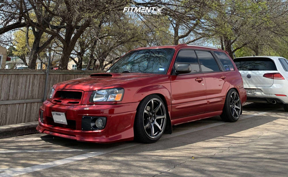 2004 Subaru Forester XT with 18x9.5 Rota Vector Pro and Goodyear 225x40 ...
