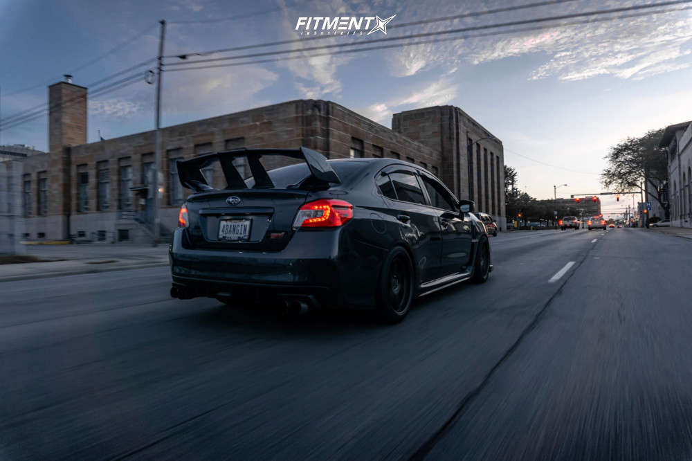 2015 Subaru WRX STI Base with 18x9.5 ESR Sr07 and Ironman 255x35 on ...