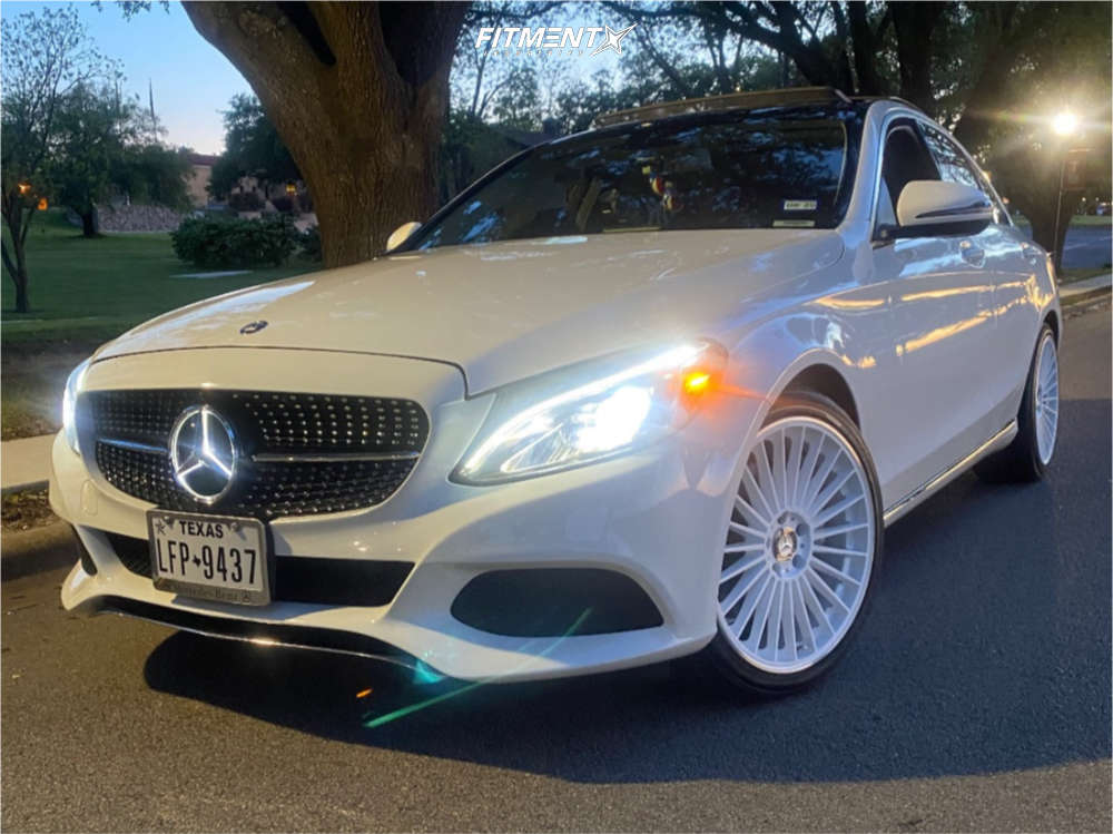 2016 Mercedes-Benz C300 Base with 19x8.5 Mandrus 23 and Yokohama 235x40 ...