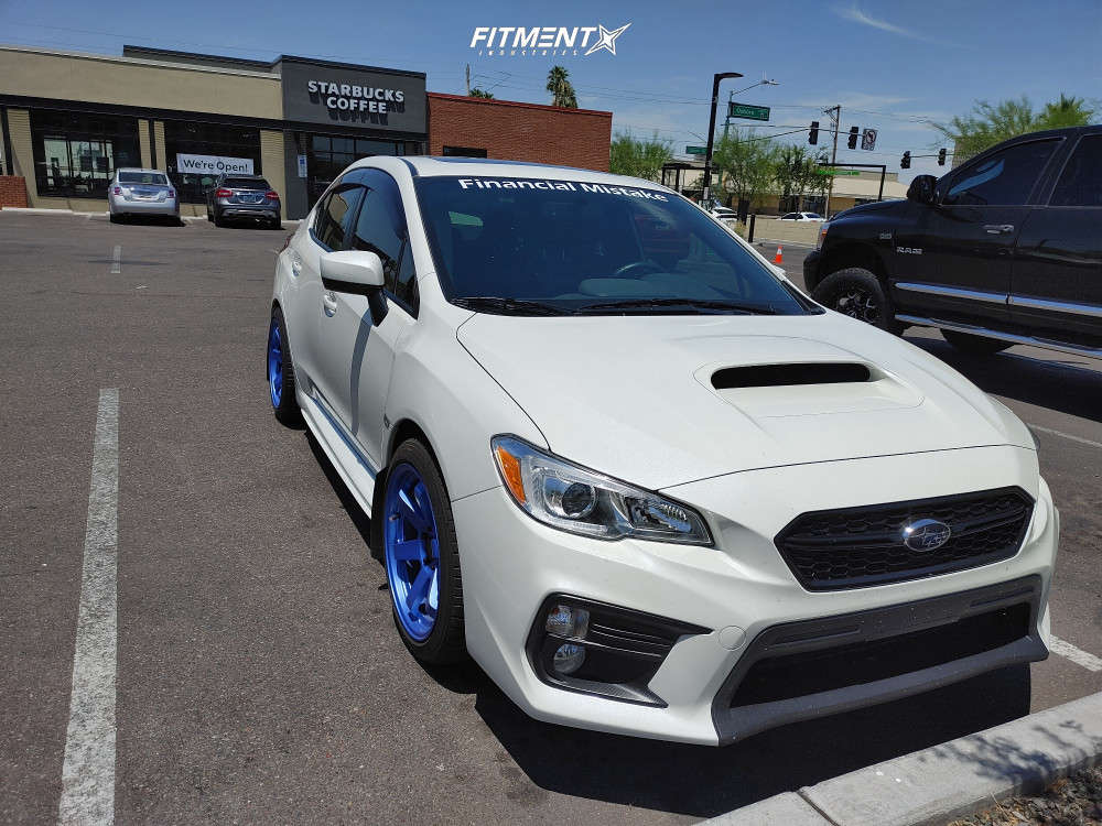 2018 Subaru WRX Premium with 18x9.5 AVID1 AV6 and Michelin 245x40 on ...