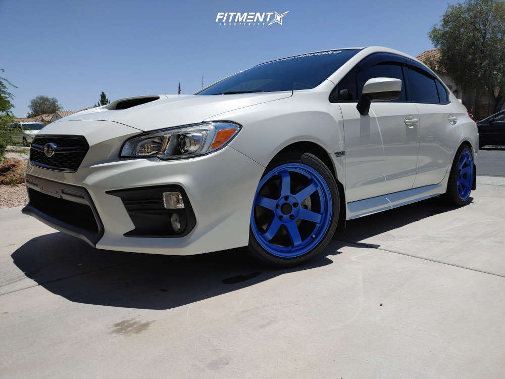 2018 Subaru WRX Premium with 18x9.5 AVID1 AV6 and Michelin 245x40 on ...