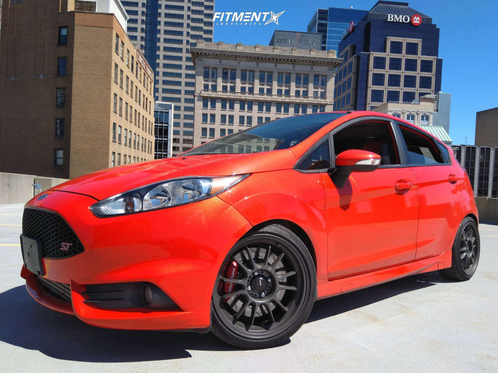 2014 Ford Fiesta ST with 17x8 Konig Hypergram and General 205x40 on ...