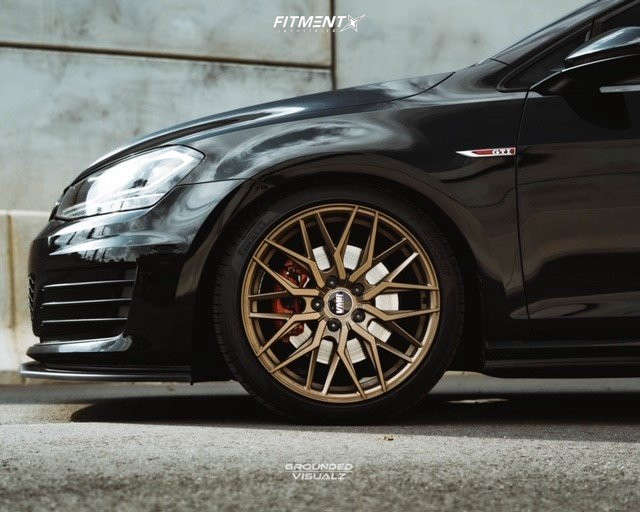 2017 Volkswagen GTI S with 18x8.5 VMR V802 and Pirelli 225x50 on ...