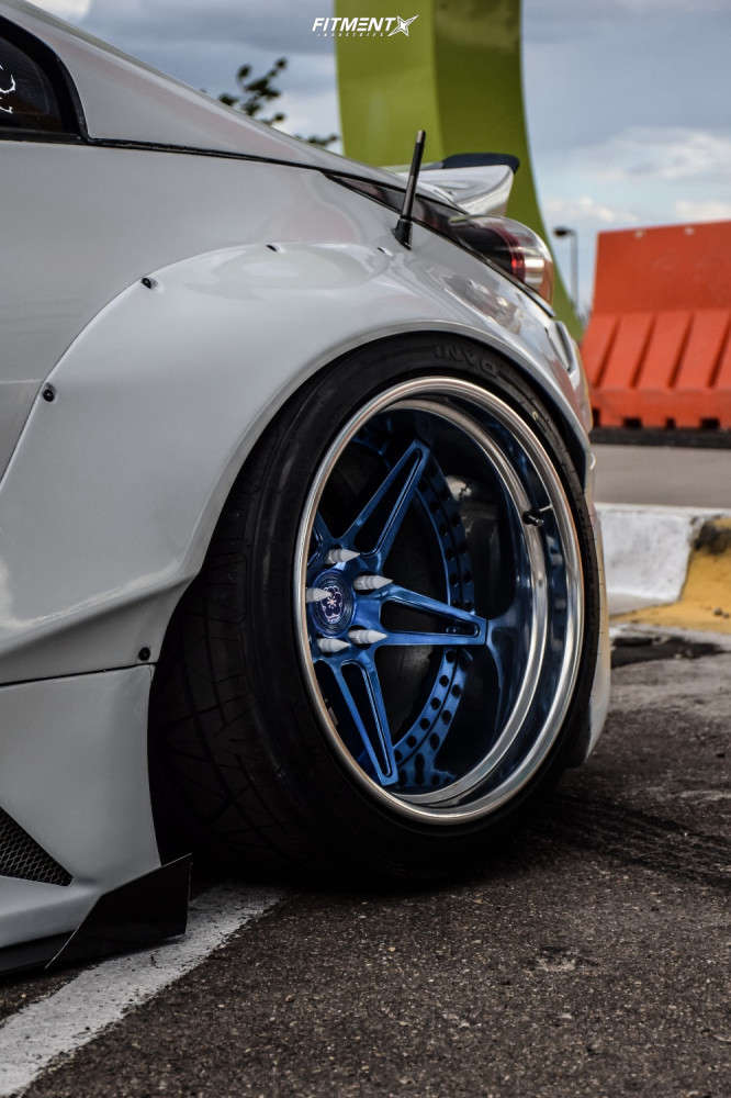 2003 Nissan 350Z Base with 19x11 Airtekk Hitomi and Nitto 275x35 on Air ...