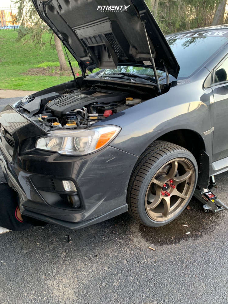 2017 Subaru WRX Base with 18x9.5 AVID1 AV26 and Michelin 255x35 on ...