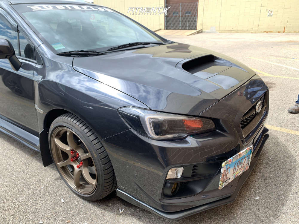 2017 Subaru WRX Base with 18x9.5 AVID1 AV26 and Michelin 255x35 on ...