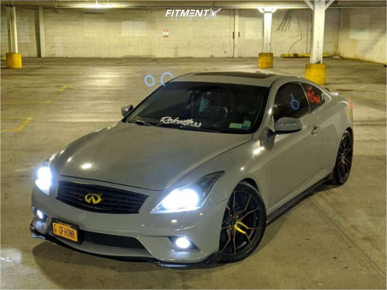 2010 INFINITI G37 X with 19x8.5 Advanti Racing Hydra and Achilles ...