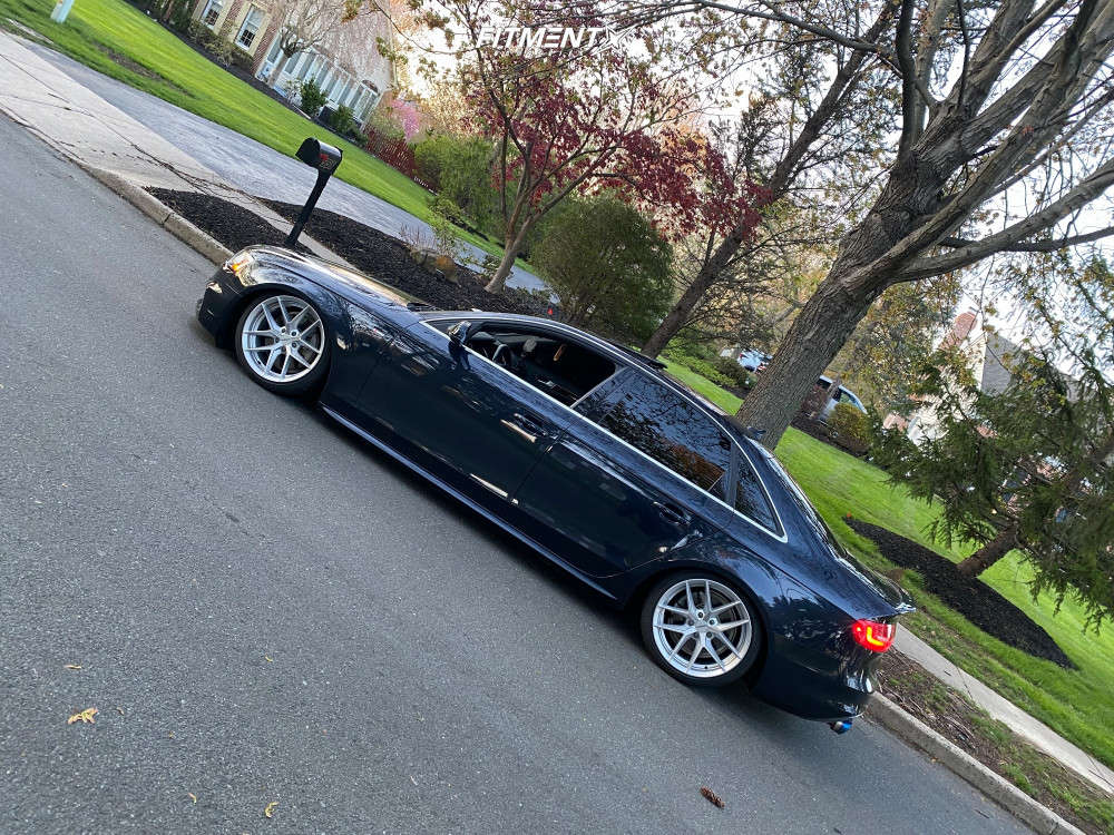 2016 Audi A4 Quattro Premium Plus with 18x8.5 Rotiform Flg and Zeta ...