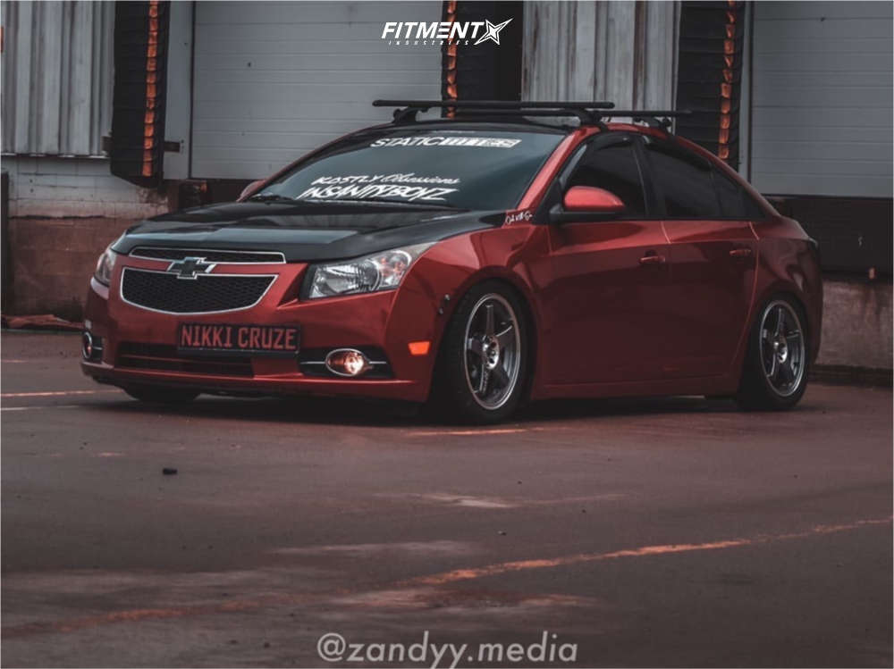 2012 Chevrolet Cruze LT with 17x8 Enkei Ev5 and Sumitomo 225x35 on ...