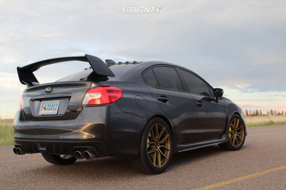 2018 Subaru WRX STI Limited with 19x8.5 XXR 559 and Continental 255x40 on Stock Suspension ...