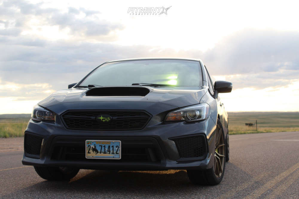 2018 Subaru WRX STI Limited with 19x8.5 XXR 559 and Continental 255x40 on Stock Suspension ...