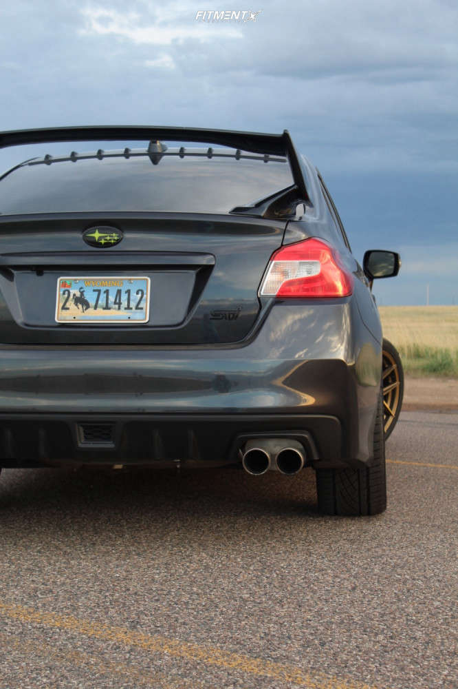 2018 Subaru WRX STI Limited with 19x8.5 XXR 559 and Continental 255x40 on Stock Suspension ...