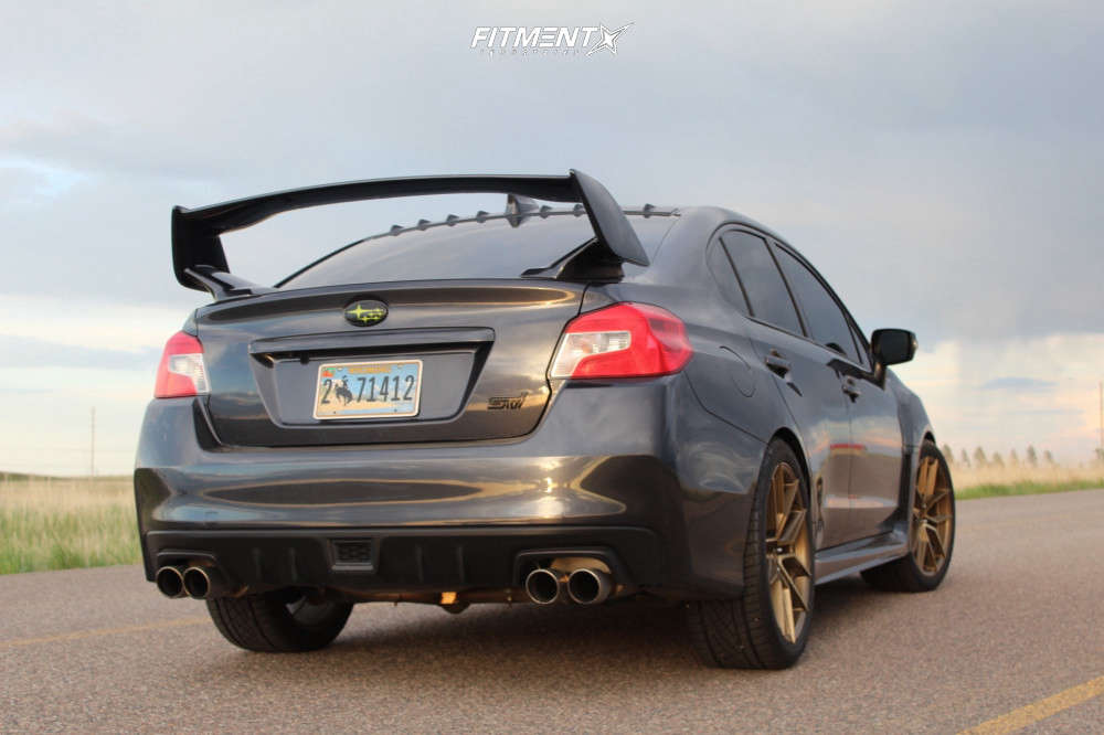 2018 Subaru WRX STI Limited with 19x8.5 XXR 559 and Continental 255x40 on Stock Suspension ...