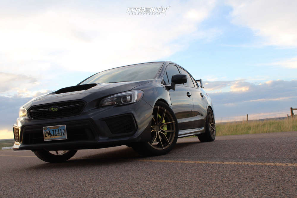 2018 Subaru WRX STI Limited with 19x8.5 XXR 559 and Continental 255x40 on Stock Suspension ...