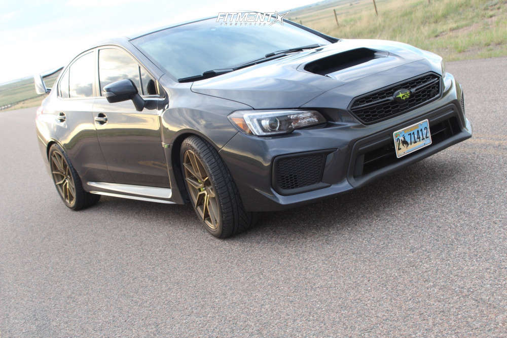 2018 Subaru WRX STI Limited with 19x8.5 XXR 559 and Continental 255x40 on Stock Suspension ...