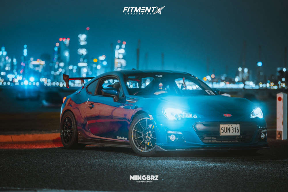 2014 Subaru BRZ Limited with 17x9 WedsSport Tc105x and Yokohama 245x40 on Coilovers | 1105002 ...