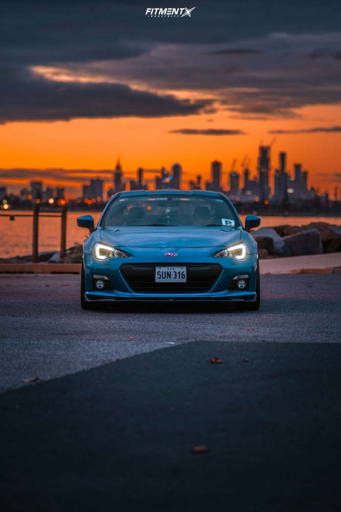 2014 Subaru BRZ Limited with 17x9 WedsSport Tc105x and Yokohama 245x40 on Coilovers | 1105002 ...