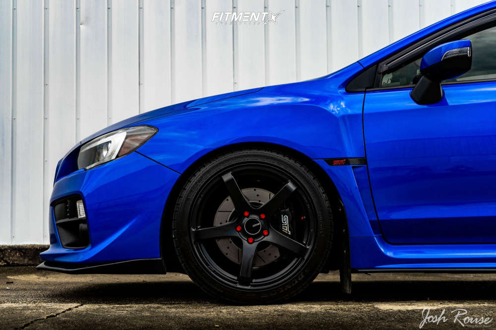 2016 Subaru WRX STI Base with 18x8.5 Enkei Kojin and Dunlop 245x40 on ...