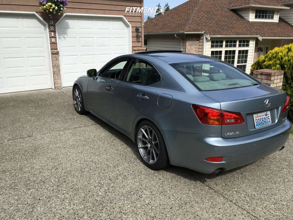 2006 Lexus IS350 Base with 18x8.5 Enkei Ts-10 and Toyo Tires 235x40 on ...