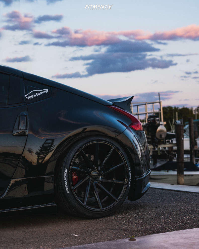 2013 Nissan 370Z Touring with 20x10.5 Vossen Cvt and Toyo Tires 255x30 ...