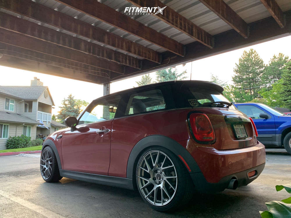 2014 Mini Cooper Base with 18x8 Enkei Tm7 and Atlas 205x40 on Coilovers ...