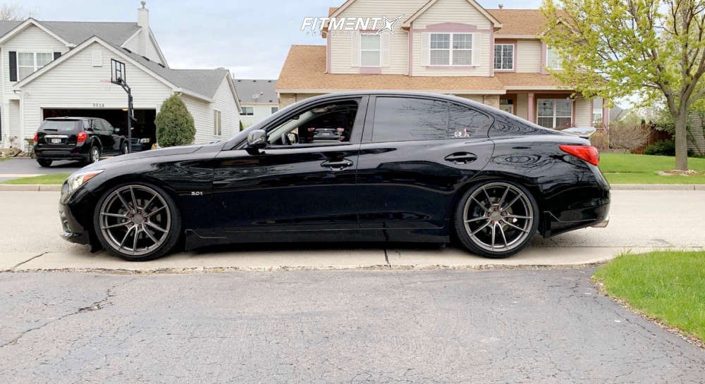 2016 INFINITI Q50 Premium with 20x9.5 Velgen Vf5 and Lexani 245x35 on ...