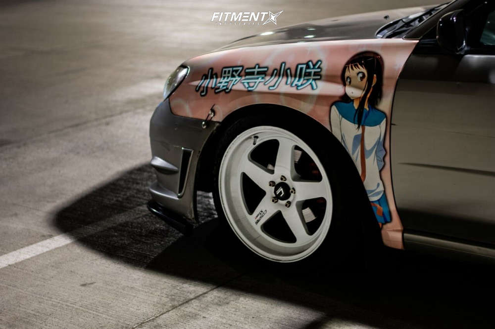 2006 Subaru Impreza 2.5i with 18x9 Cosmis Racing Xt-005r and Federal ...