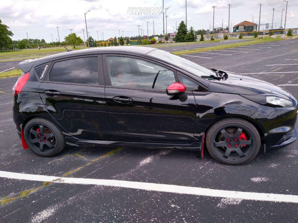 2016 Ford Fiesta ST with 17x8 Rota Grid and Firestone 205x40 on ...