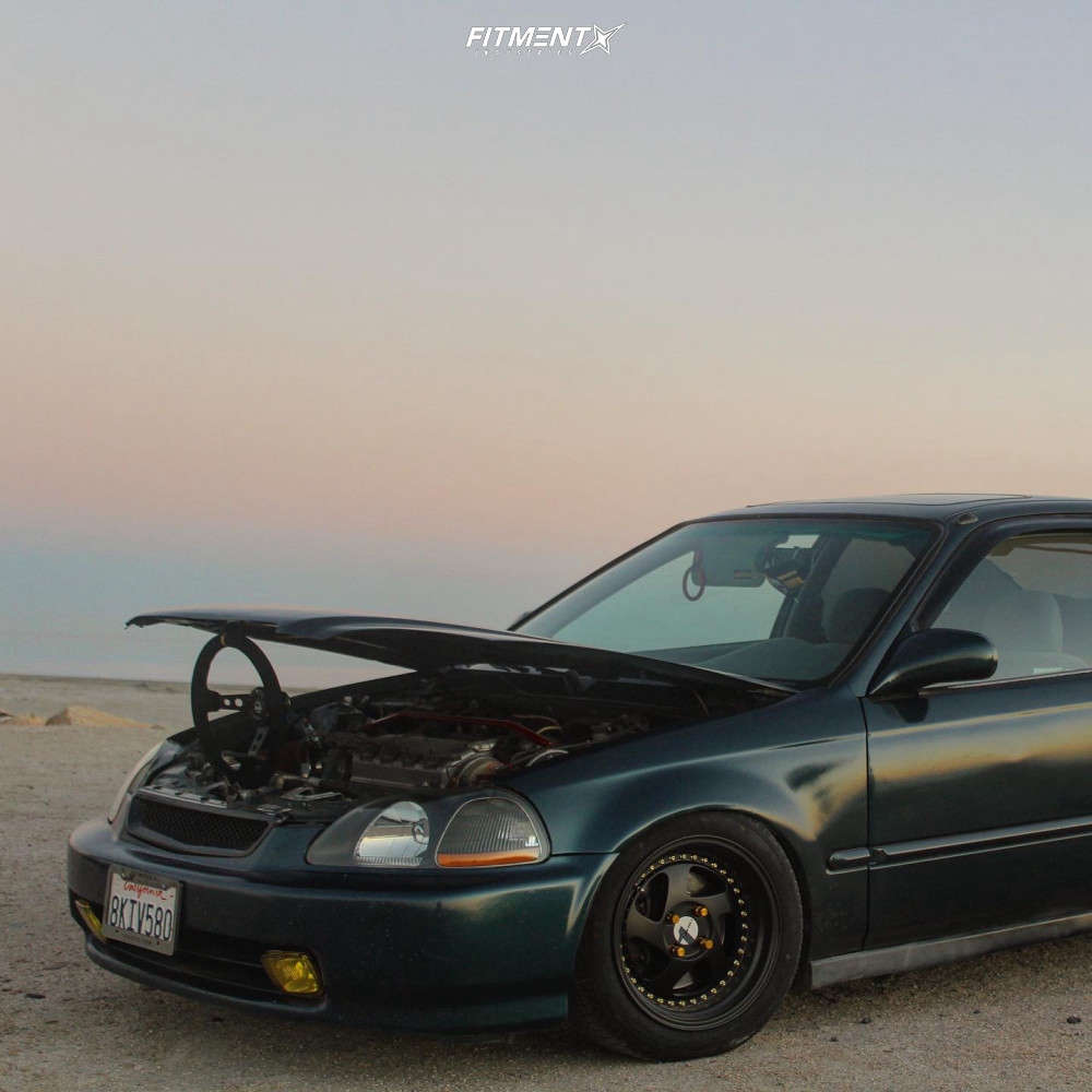 1997 Honda Civic EX with 15x8 AVID1 AV19 and Achilles 185x55 on ...