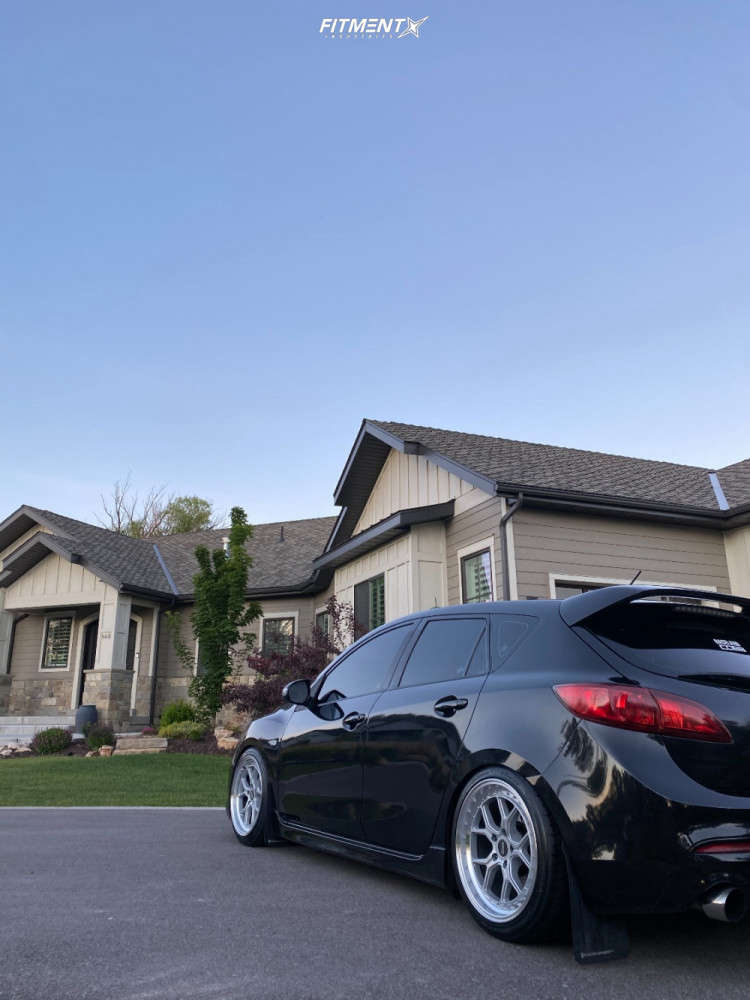 2012 Mazda MazdaSpeed3 Base with 18x8.5 ESR Cs2 and Nitto 225x40 on ...