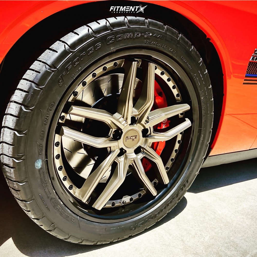2016 Dodge Challenger SRT 392 with 20x9 Niche Methos and BFGoodrich ...