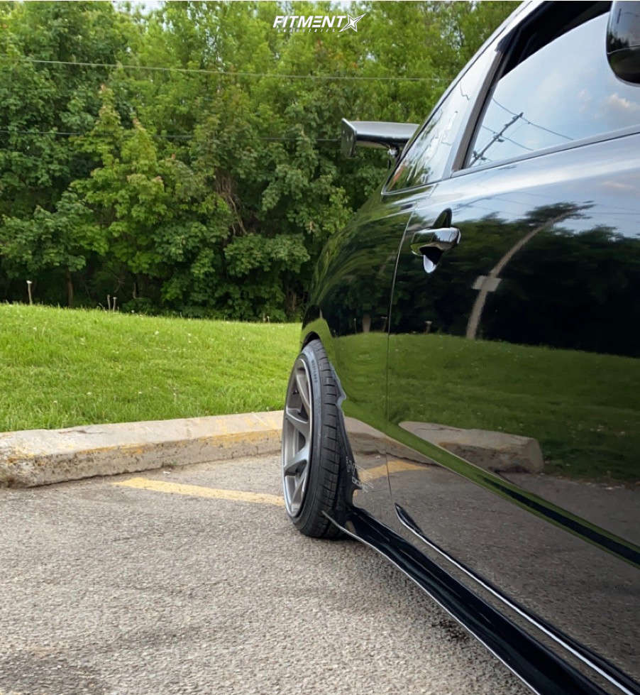 2008 Honda Civic Si 2dr Coupe (2.0L 4cyl 6M) with 17x9.5 MB Wheels ...