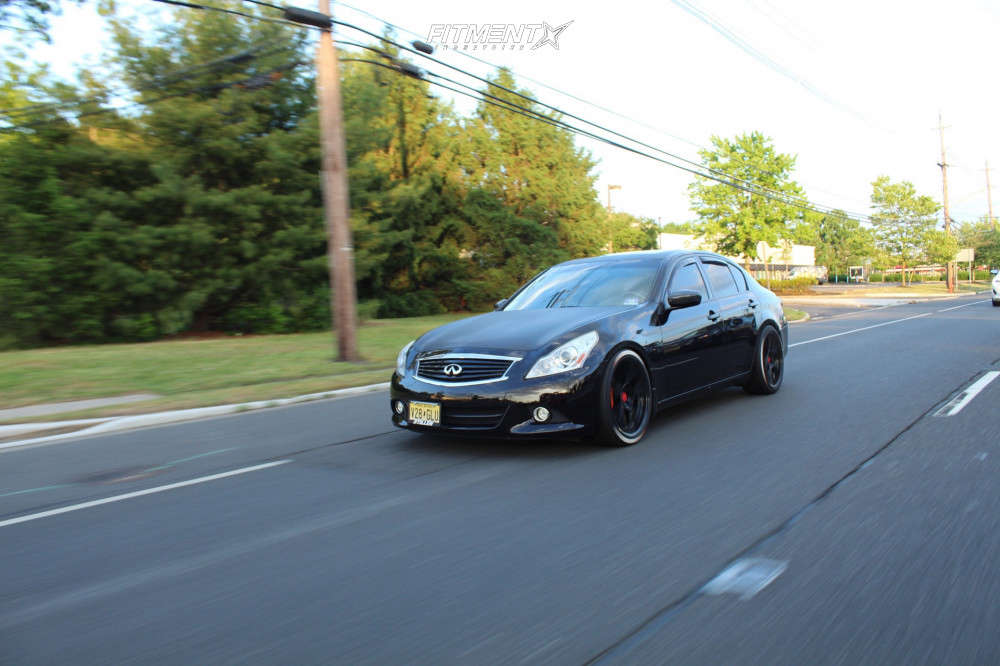 2013 INFINITI G37 X with 20x9.5 Rotiform Kps and Hankook 255x35 on ...