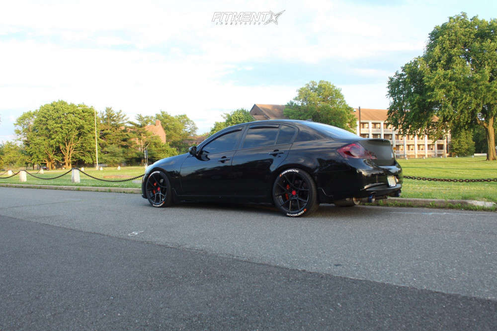 2013 INFINITI G37 X with 20x9.5 Rotiform Kps and Hankook 255x35 on ...