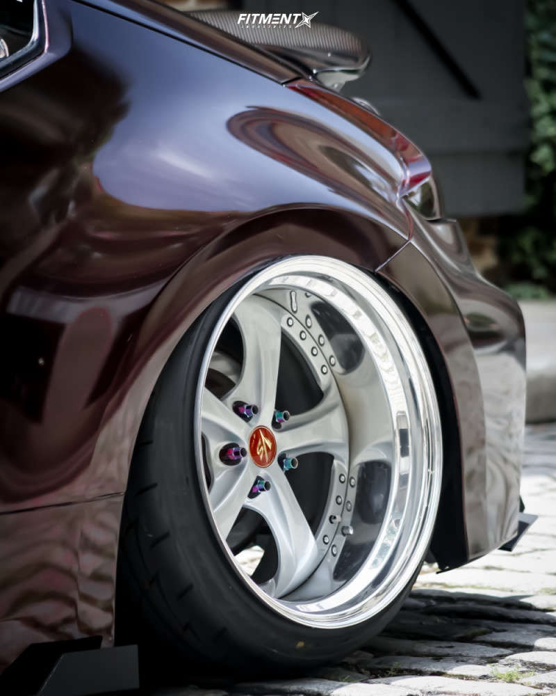 2013 Nissan 370Z Base with 19x10 Work VS KF and Firestone 235x35 on Air ...