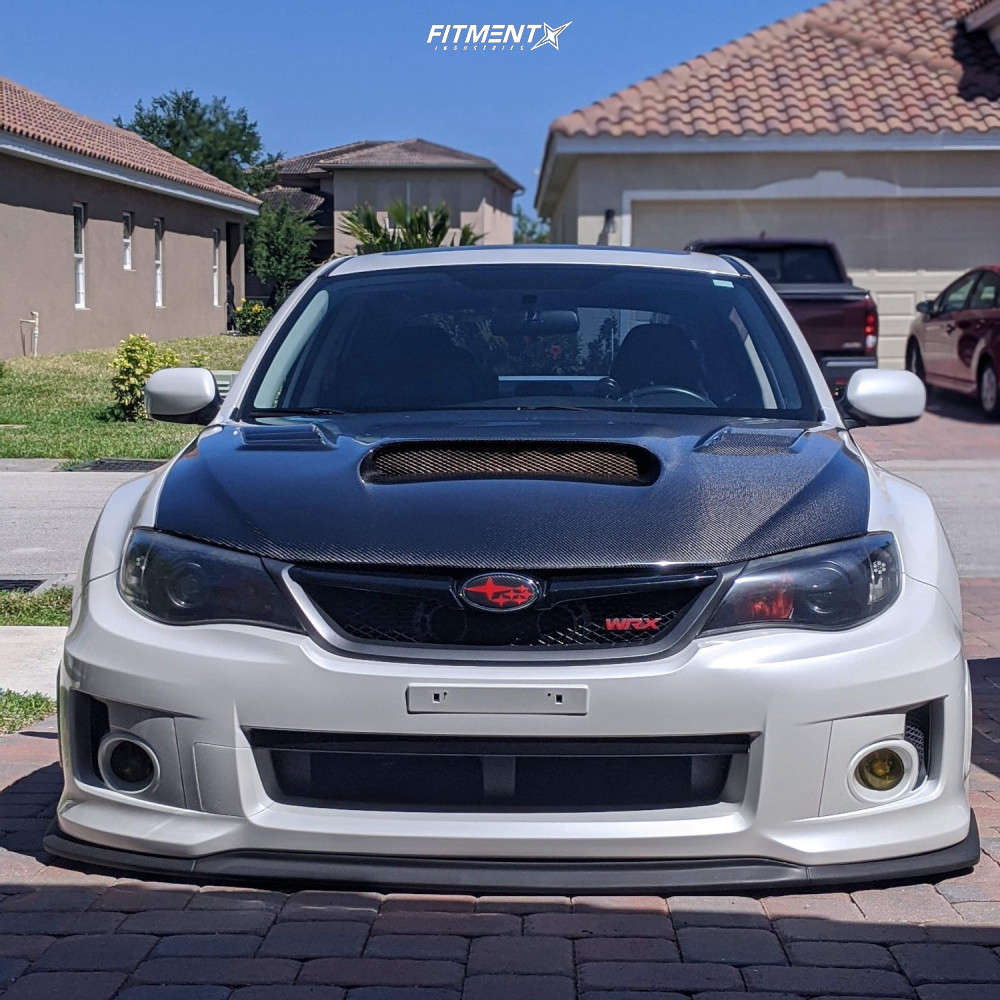 2012 Subaru WRX Base with 18x9 Work Xd9 and General 245x25 on Air ...