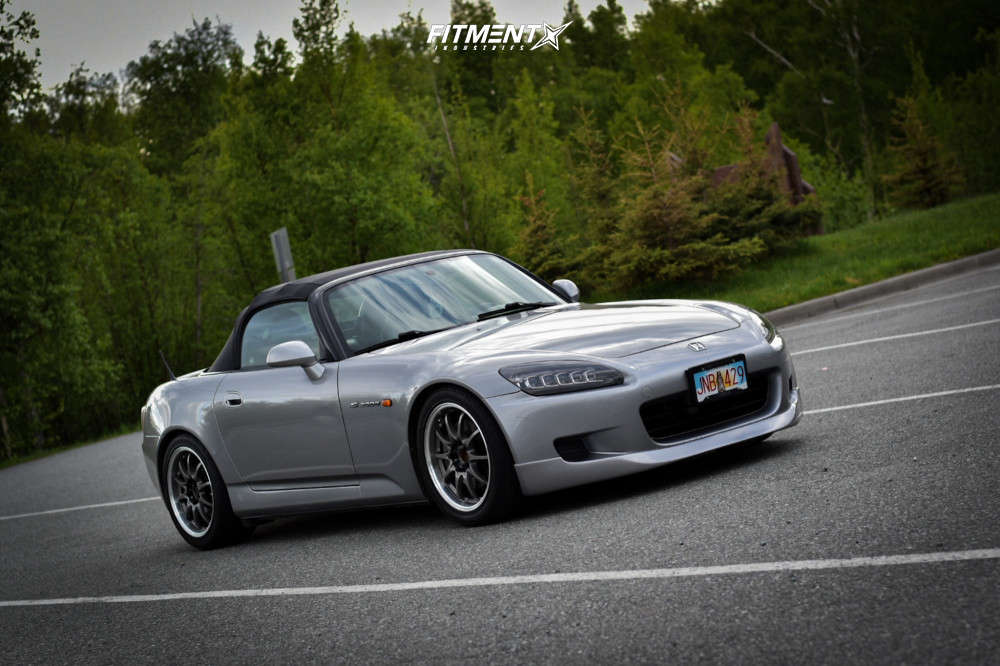 2003 Honda S2000 Base with 17x7.5 Volk Ce28n and Firestone 225x45 on ...